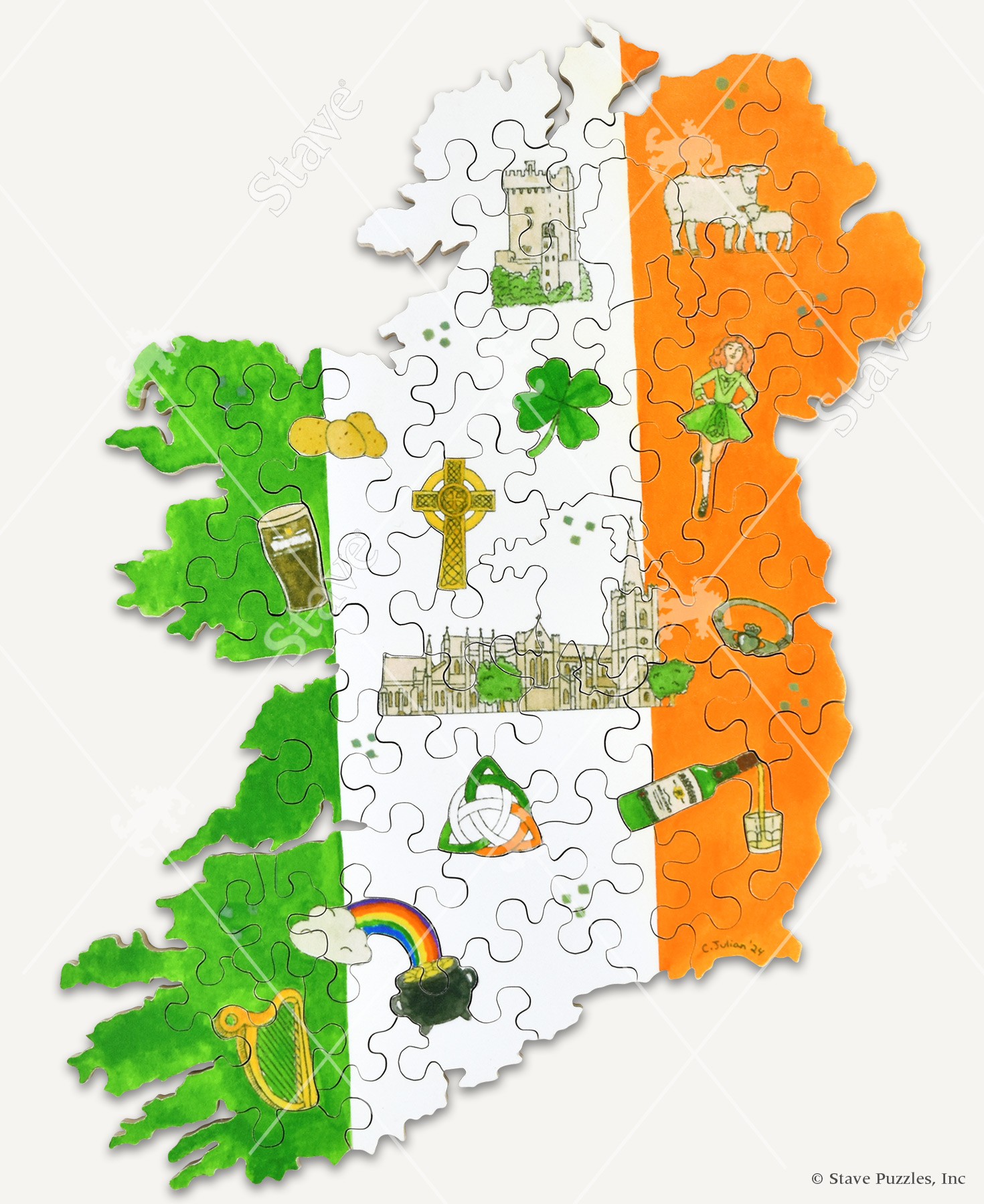Adventure Awaits: Ireland Jigsaw Puzzle | Stave Puzzles