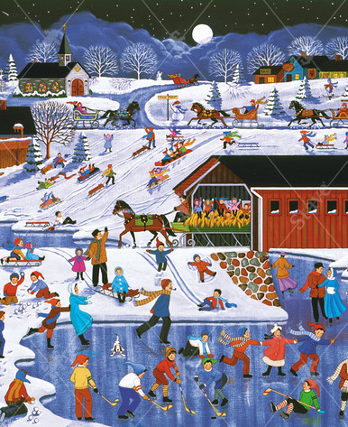 More Snow Coming Jigsaw Puzzle | Stave Puzzles