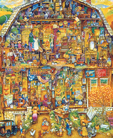 Bell's Antique Barn, a traditional puzzle - Stave Puzzles
