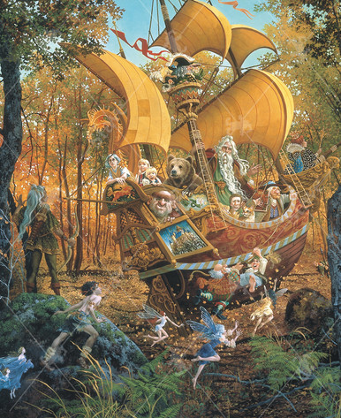 Flight Of The Fablemaker, a traditional puzzle - Stave Puzzles