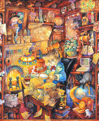 Cat History, a traditional puzzle - Stave Puzzles