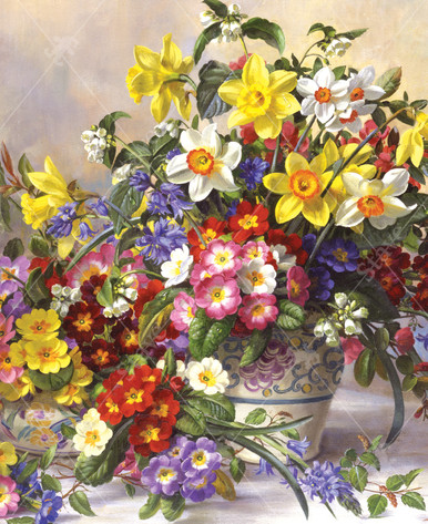 April Showers, May Flowers, a traditional puzzle - Stave Puzzles