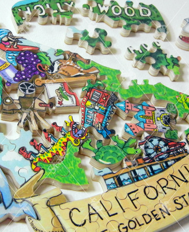 The Golden State Jigsaw Puzzle | Stave Puzzles