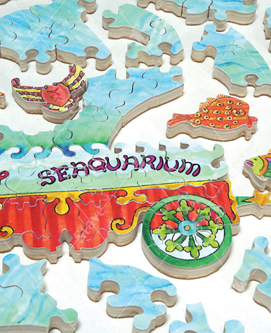 Seaquarium Jigsaw Puzzle | Stave Puzzles