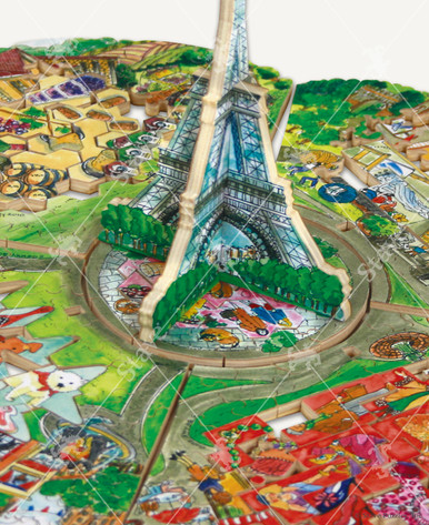 The Paris Set - Five Jigsaw Puzzles | Stave Puzzles