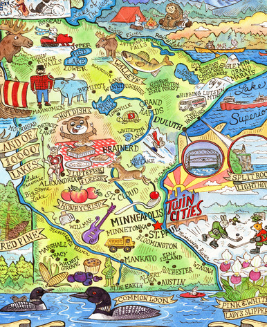 Minnesota, USA, a traditional puzzle - Stave Puzzles