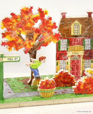Our Neighborhood – October Jigsaw Puzzle | Stave Puzzles