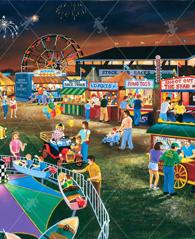 Evening At The County Fair Jigsaw Puzzle | Stave Puzzles