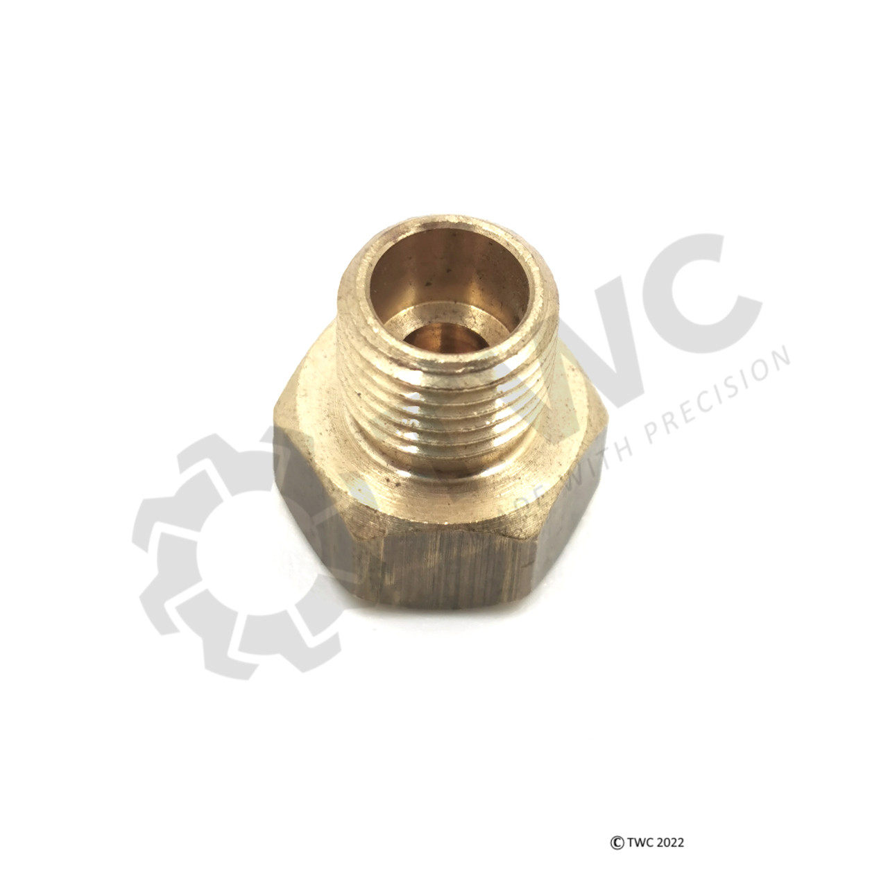 N121 - Air cylinder brass end nut. - T. W. Chambers & Co