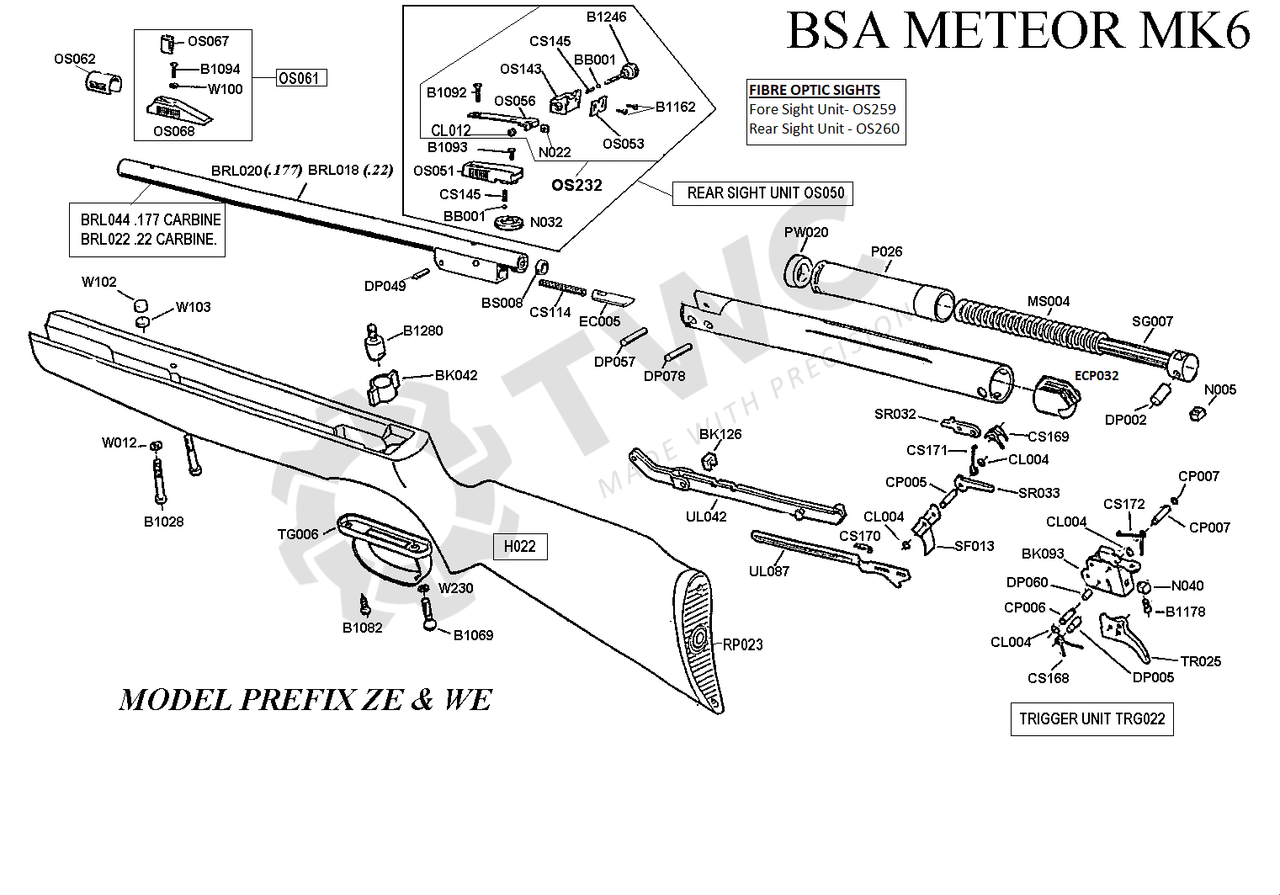 BSA Meteor Mk 6 (Diagram Download)