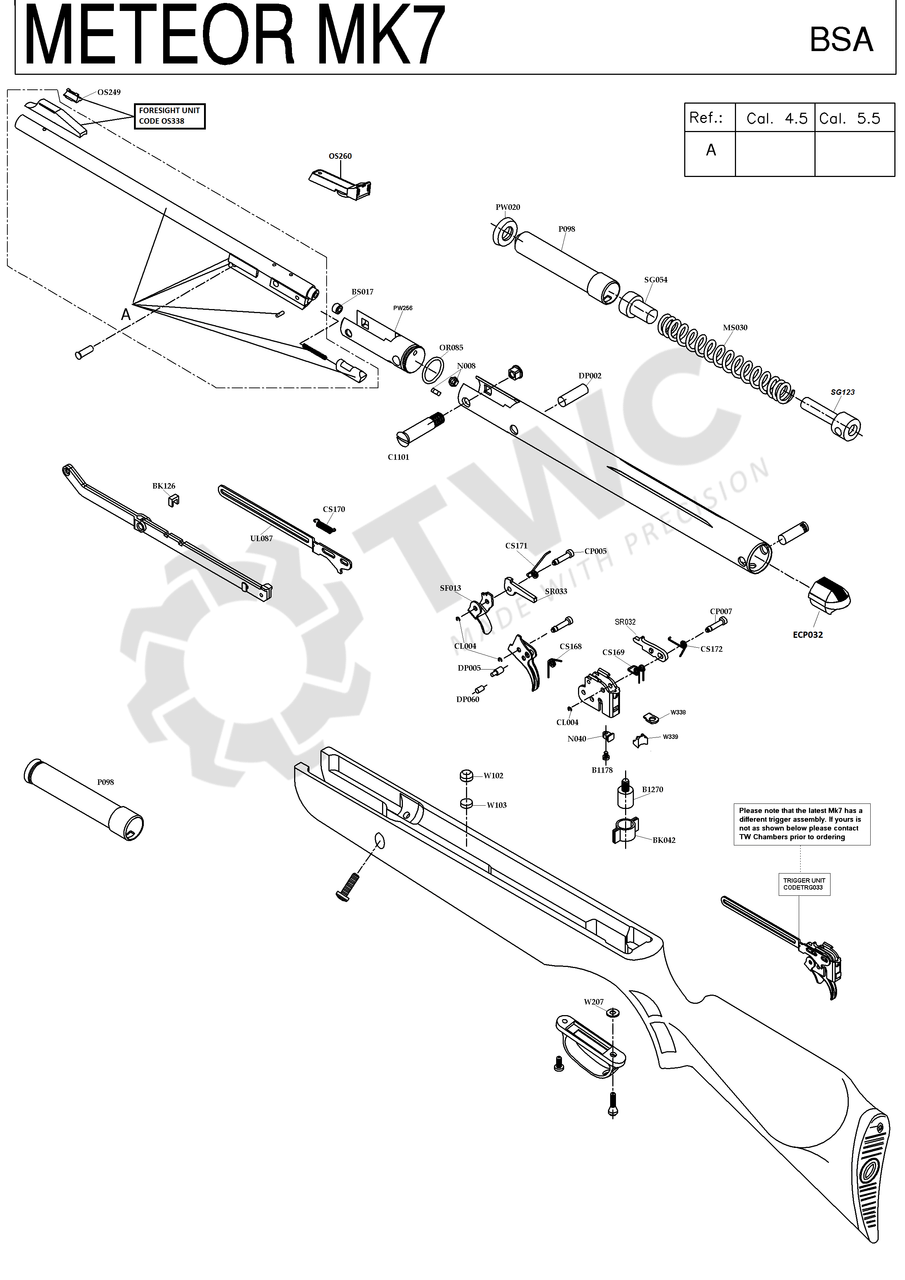 BSA Meteor Mk 7 (Diagram Download)