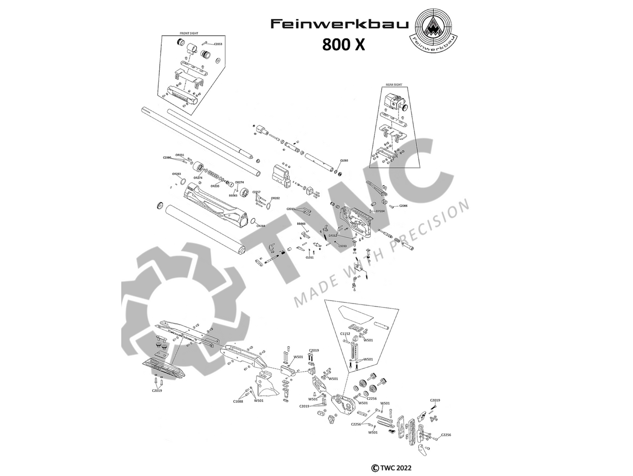 Feinwerkbau 800 X (Diagram Download)