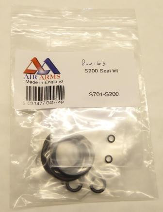 PW163 Air Arms S200 Seal Kit, for models with T piece - T. W. Chambers & Co