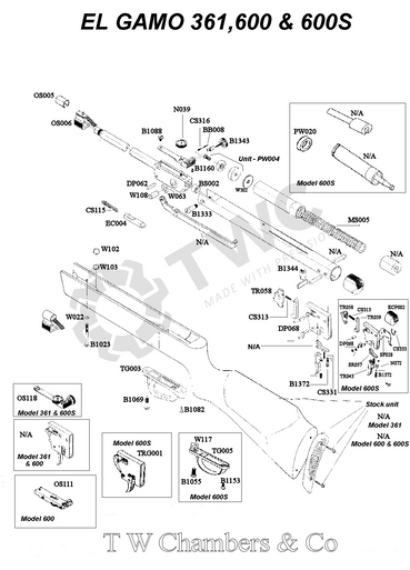 ASI Gamo 300, 600 & 600 S