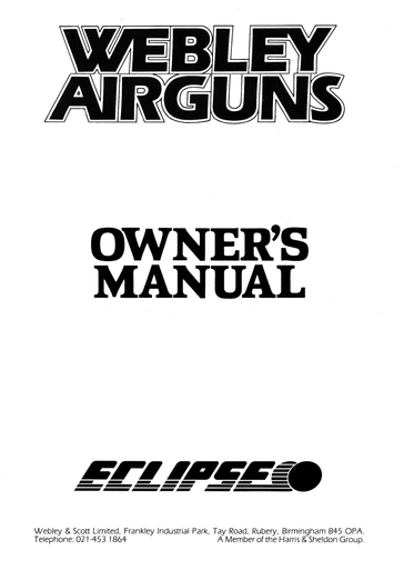 MN014- Webley Eclipse Manual