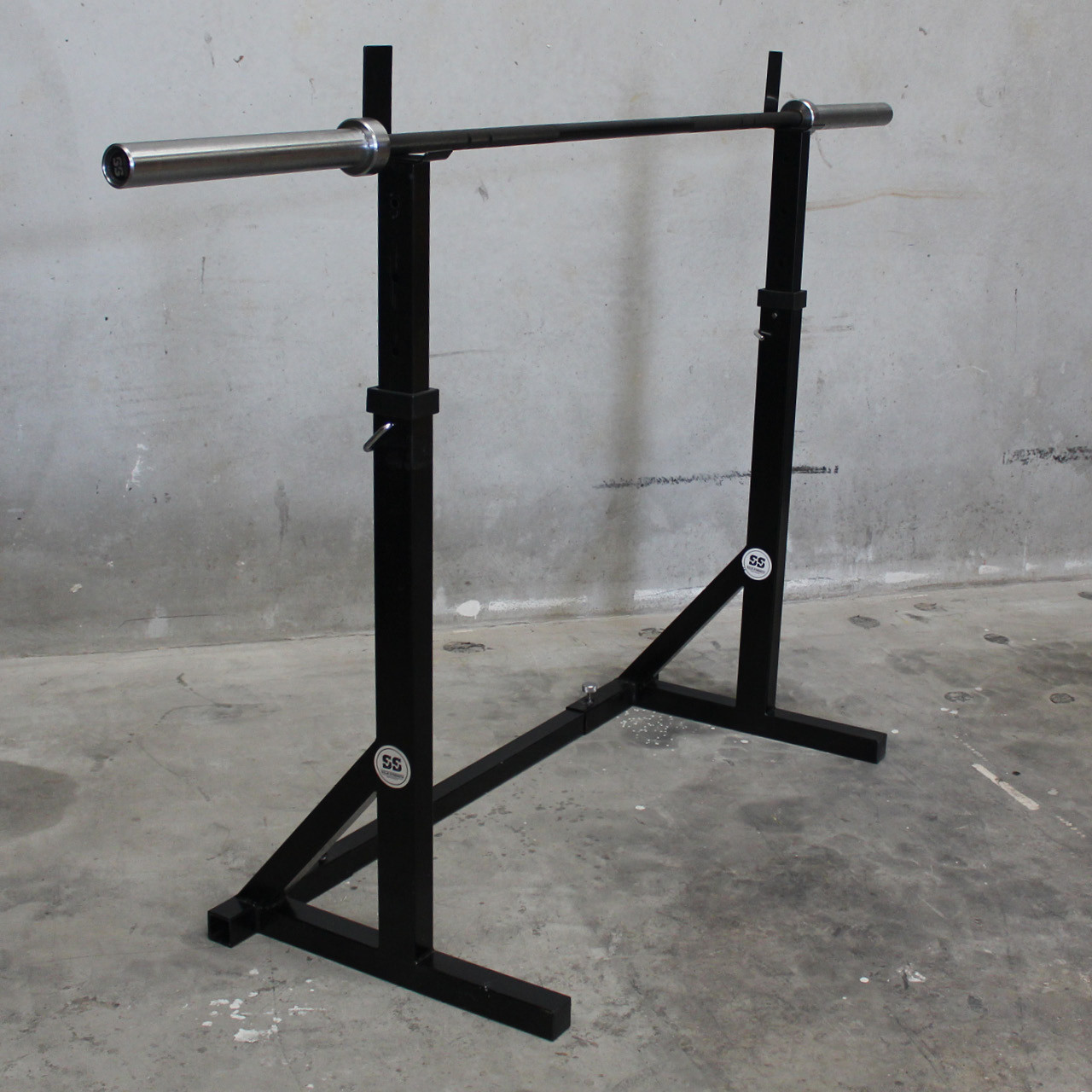 Goliath Fold Back Squat Rack | SOLID STRENGTH EQUIPMENT