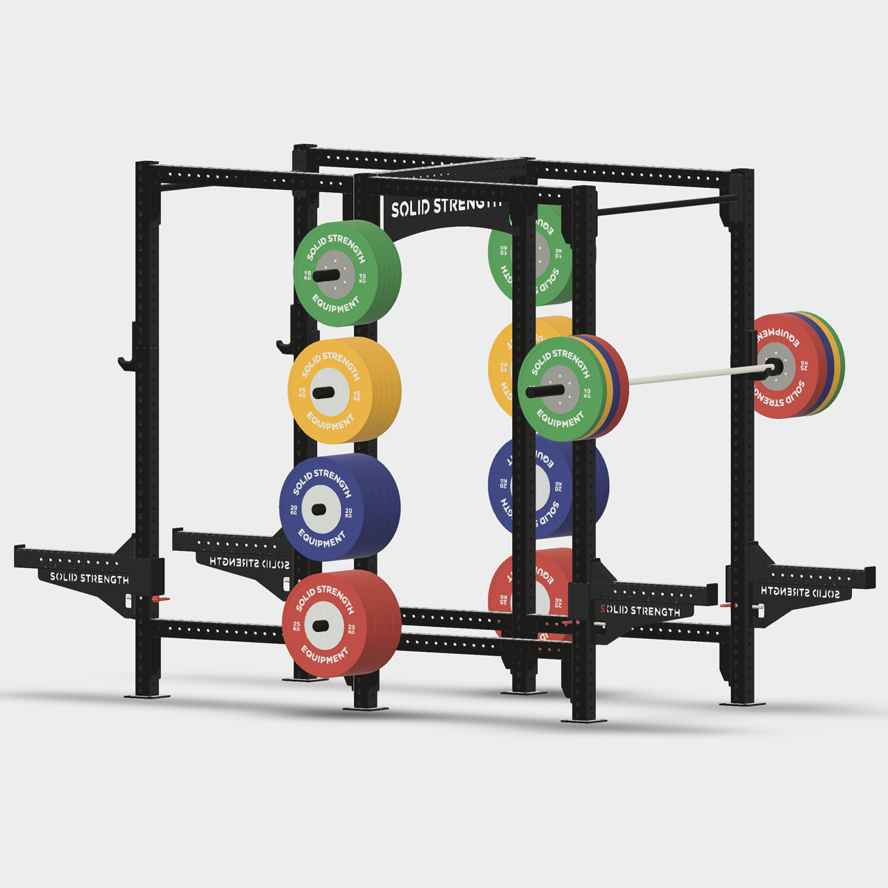 Goliath Fold Back Squat Rack | SOLID STRENGTH EQUIPMENT