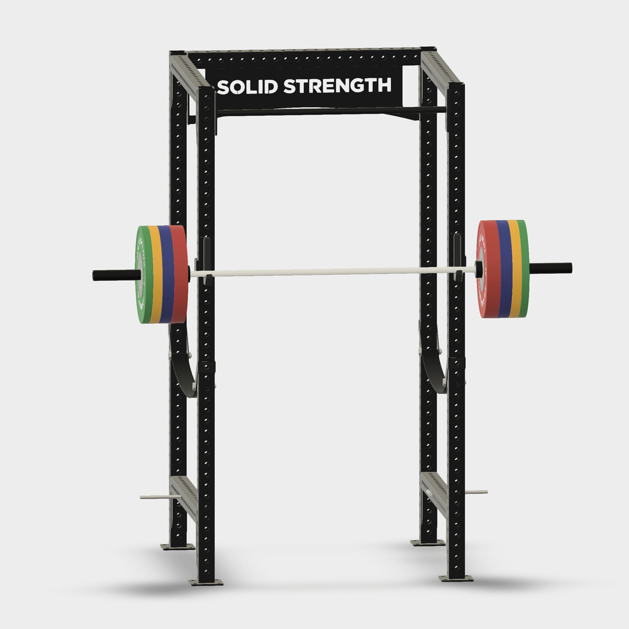 Goliath Fold Back Squat Rack | SOLID STRENGTH EQUIPMENT