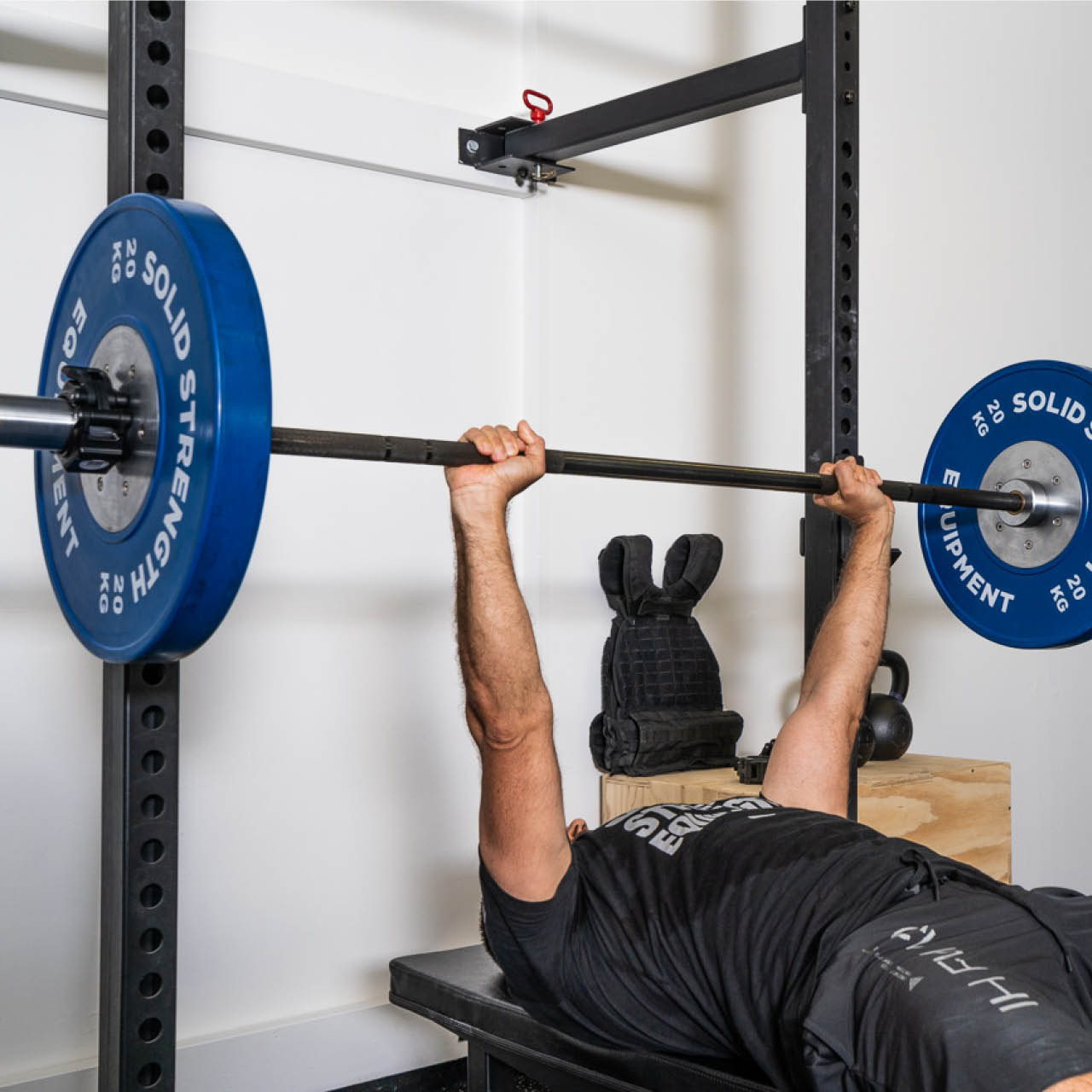 Goliath Fold Back Squat Rack | SOLID STRENGTH EQUIPMENT