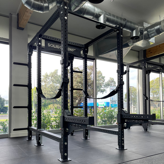 Solid Strength Goliath Power Rack — Single + Storage - SOLID STRENGTH ...