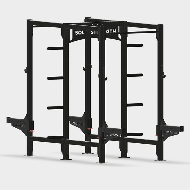 Solid Strength Goliath Power Rack (Double + Storage) | SOLID STRENGTH ...