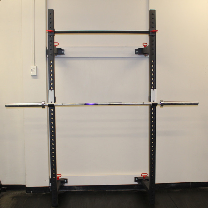 Goliath Fold Back Squat Rack | SOLID STRENGTH EQUIPMENT