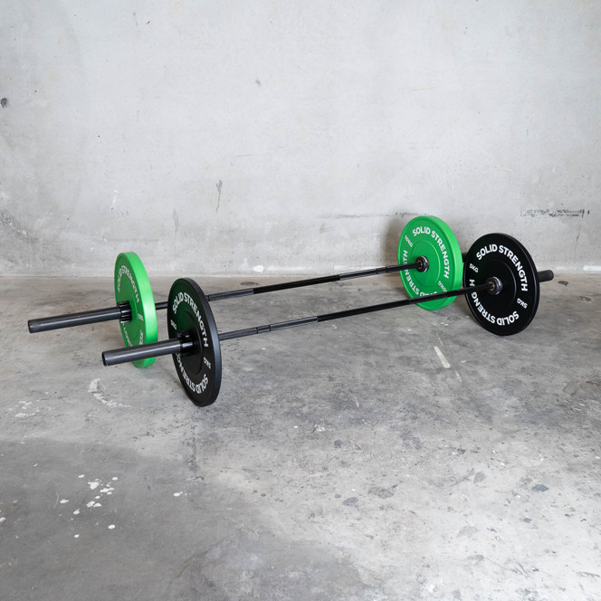 Carbon Black Barbell | SOLID STRENGTH EQUIPMENT