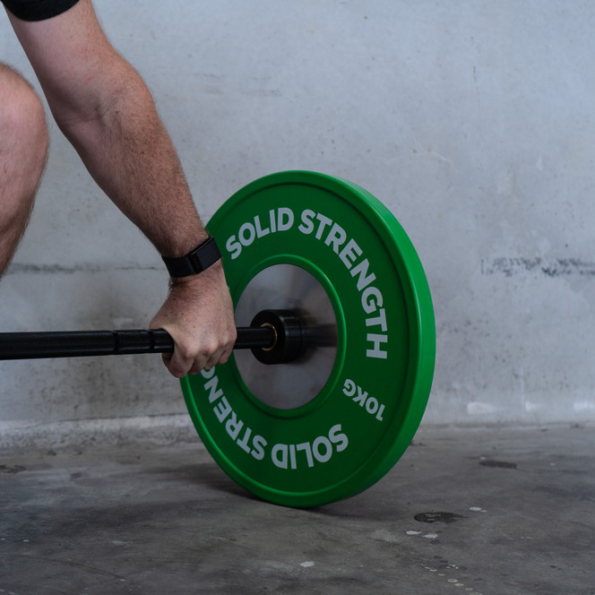 15kg Rackable Stubby Barbell | SOLID STRENGTH EQUIPMENT