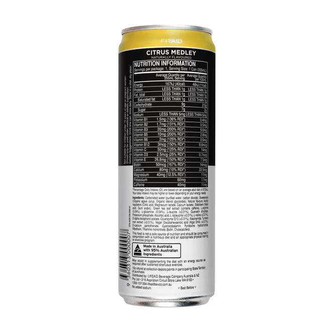 FITAID Citrus Medley | 12 Pack - SOLID STRENGTH EQUIPMENT