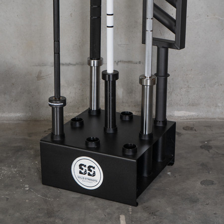 Solid Strength Floor Standing Vertical 9 Barbell Holder - SOLID ...