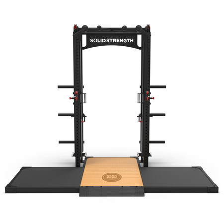 Goliath Cable Stack + Squat Rack with Platform | SOLID STRENGTH EQUIPMENT