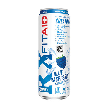 FITAID RX Zero Blue Raspberry | 12 Pack - SOLID STRENGTH EQUIPMENT