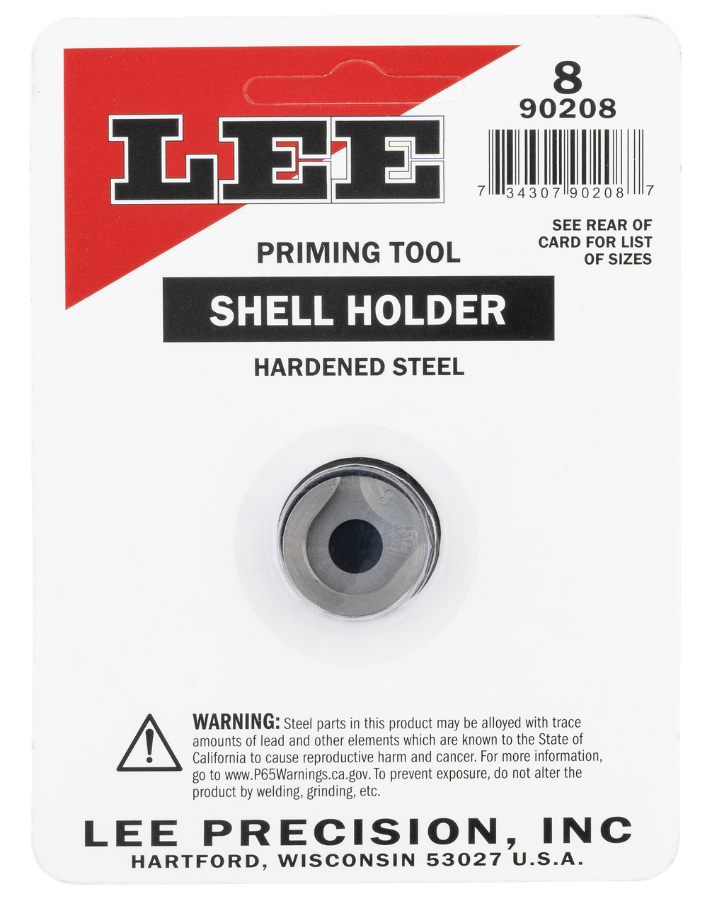 Lee Shell Holder, Lee 90208 Shell Holder #8 Ap Only