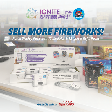 Ignite Lite - Retail Display Bundle - Skyline Fireworks