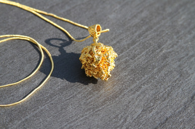 Gold Nug Necklace