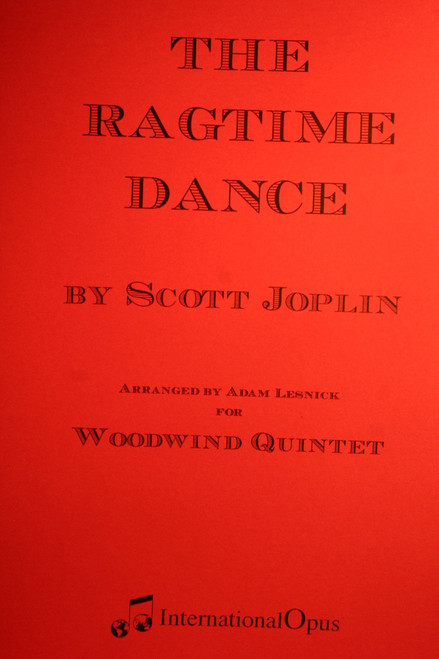 Joplin, Scott - The Ragtime Dance - Pope Horns Inc.
