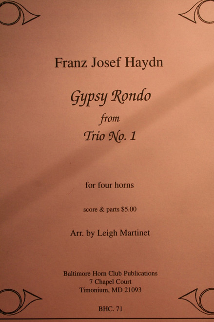 Haydn - Gypsy Rondo From Trio No. 1 - Pope Horns Inc.