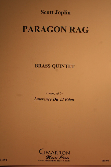 Joplin, Scott - Paragon Rag - Pope Horns Inc.