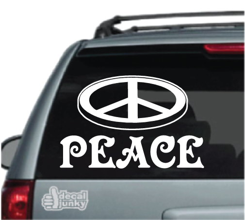 Peace Sign Decals Stickers for Cars Trucks Windows