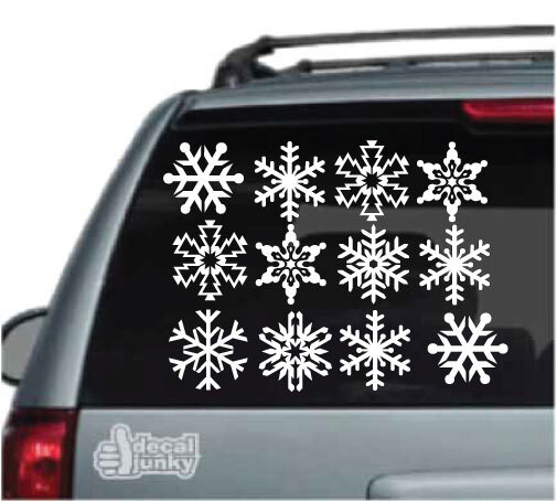 Snowflake Decals & Stickers for Cars, Trucks, and Windows