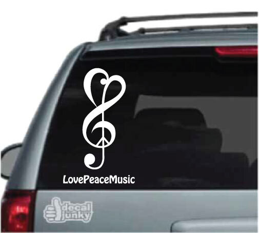 Music Notes Decals Stickers for Cars Trucks Windows