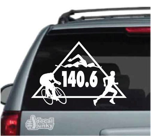 Triathlon Decals Stickers for Cars Trucks Windows