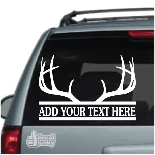Deer Antler Decals Stickers for Cars Trucks Windows
