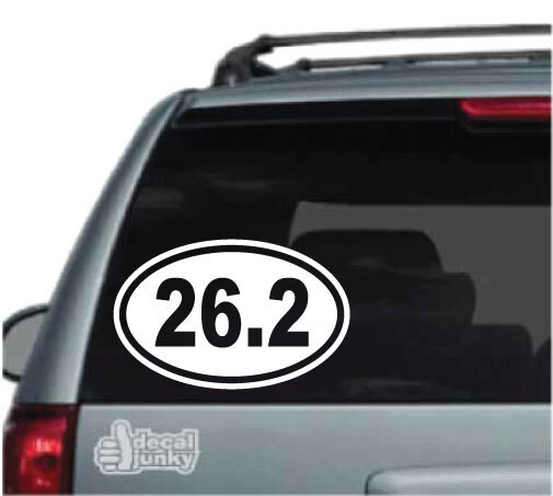 Marathon Running Decals Stickers for Cars Trucks Windows