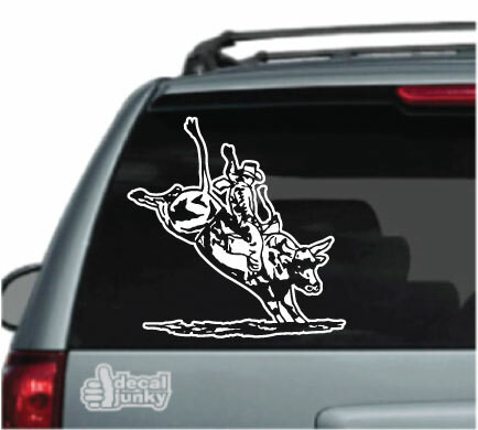 Bull Riding Decals Stickers for Cars Trucks Windows