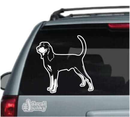 Coonhound Decals Stickers for Cars Trucks Windows