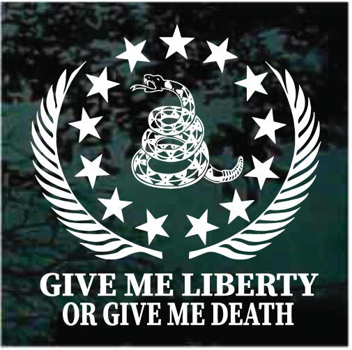 Patriotic Quote Decals Stickers for Cars Trucks Windows