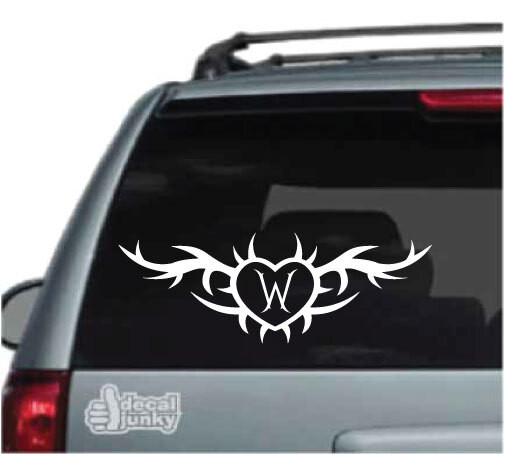 Gothic Monogram Decals Stickers for Cars Trucks Windows