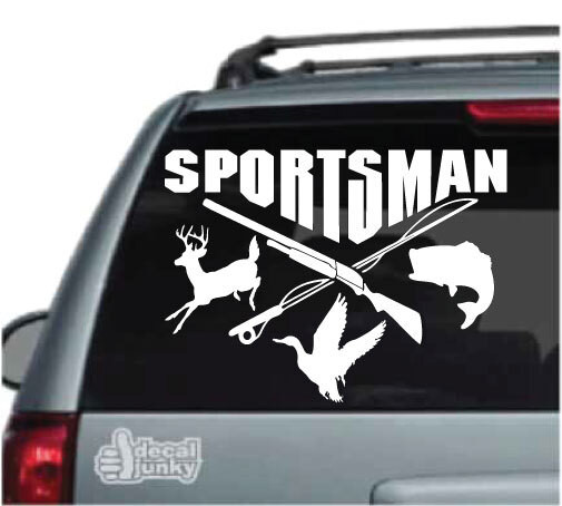 Sportsman Hunting Decals Stickers for Cars Trucks Windows