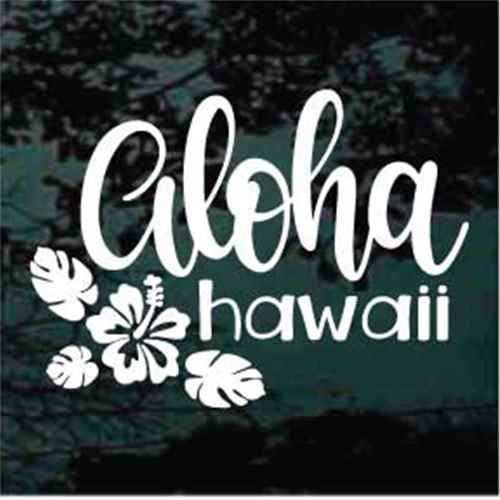 Aloha Hawaii Decal & Stickers | Decal Junky